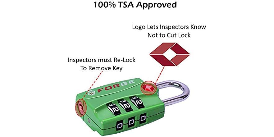 TSA Approved Luggage Locks