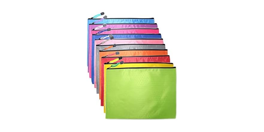 Waterproof Fabric Zipper File Bags
