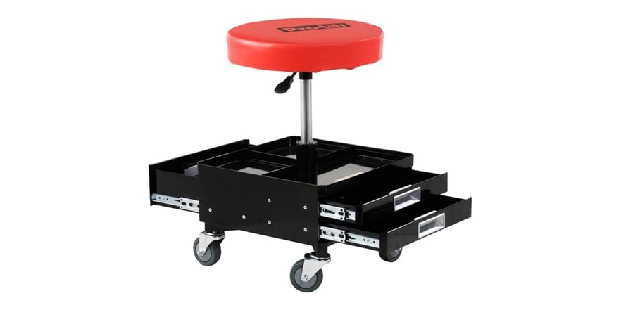 Pneumatic Chair with 3 Tool Drawers