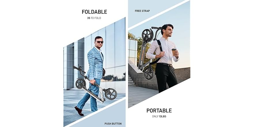 WAYPLUS Foldable Kick Scooter