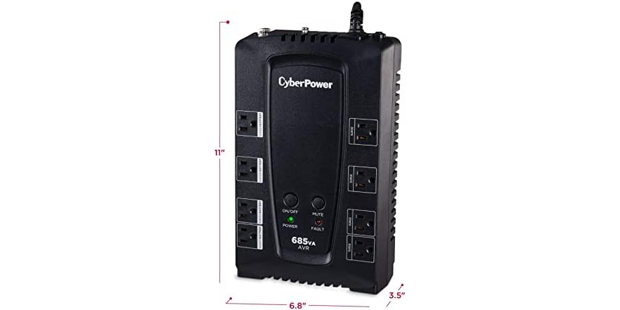 CyberPower CP685AVRG AVR UPS System (Open Box)