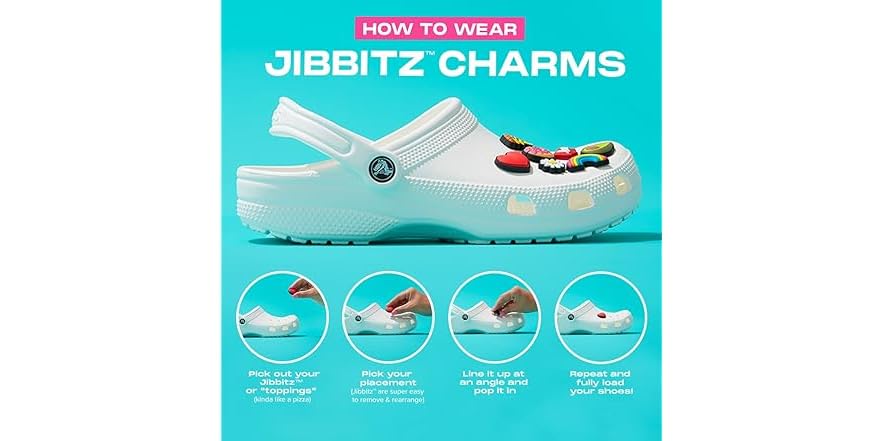 Crocs Jibbitz 5-Pack City Shoe Charms