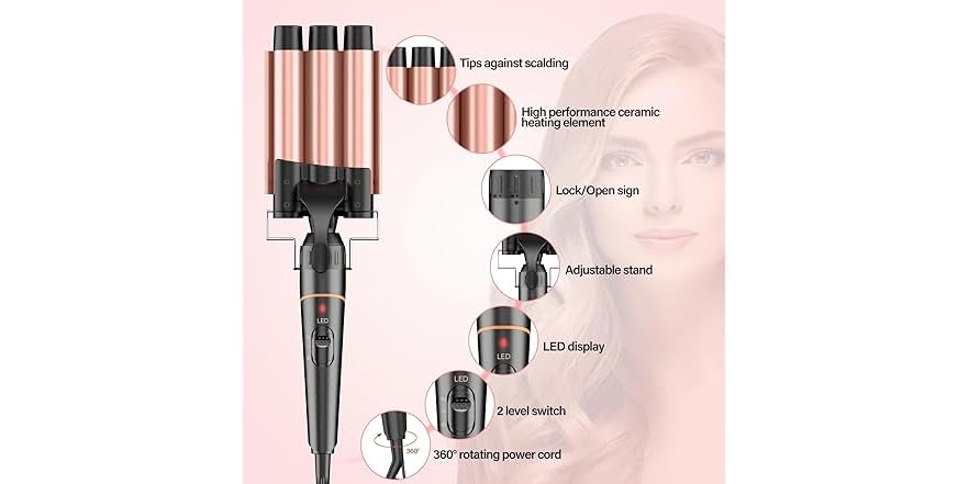 BESTOPE PRO Waver Curling Iron Set