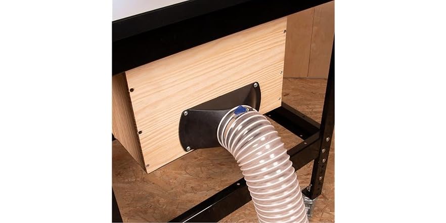 POWERTEC Dust Hood 4" Rectangular