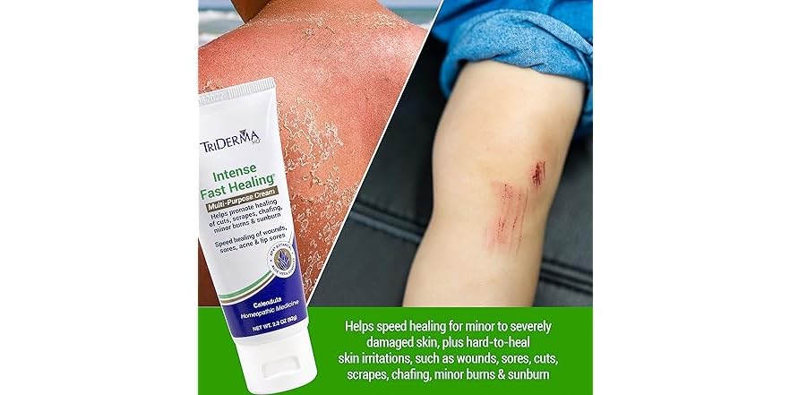 TriDerma Intense Fast Skin Healing Cream