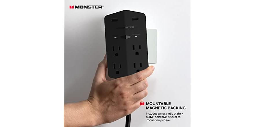 (NEW) Monster Power Shield XL 540J Surge Protector
