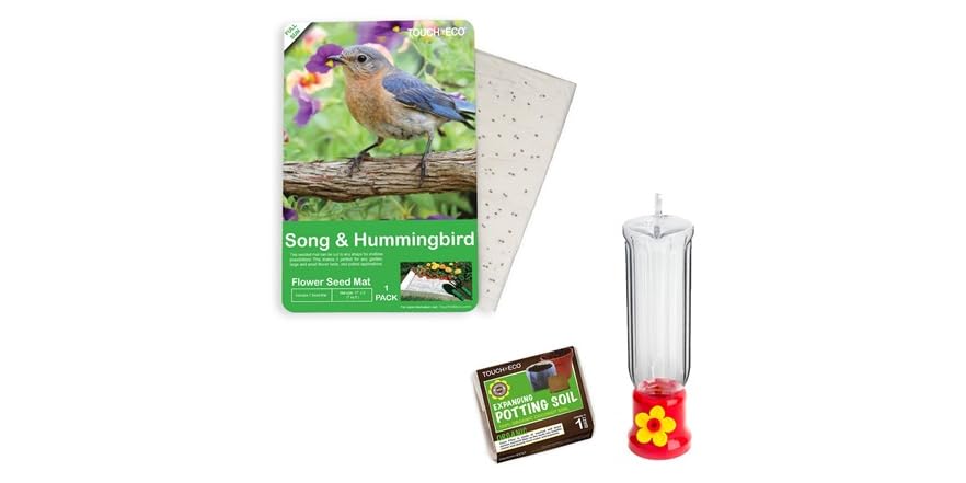 Song & Hummingbird Mat & Feeder Kit
