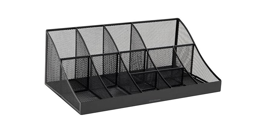 Black Condiment Organizer 13 Compartment
