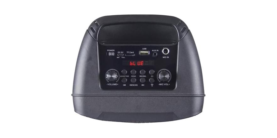 KODAK 4" Double-Woofer Party Tower Speaker w/ Mic (Open Box)