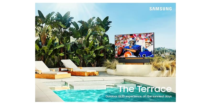 Samsung The Terrace Full Sun Outdoor QLED 4K Smart TV (Factory ...