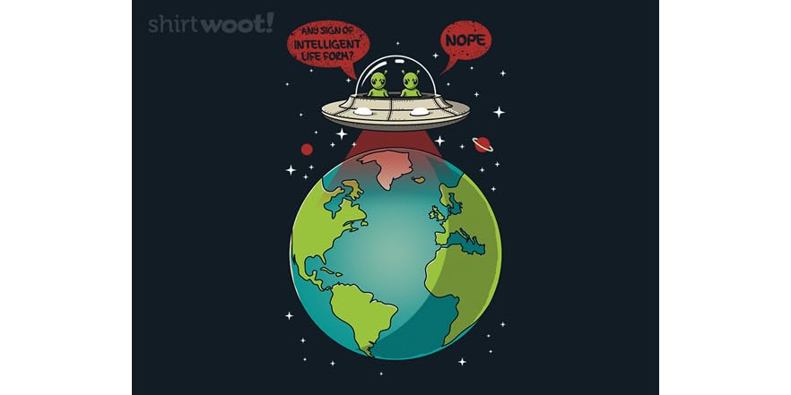 No Intelligent Life Form Found