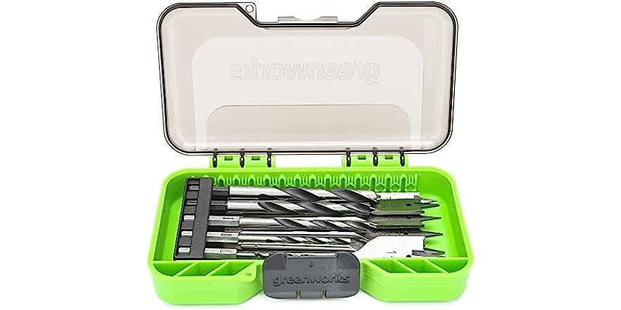 Greenworks 11 Piece Wood Drilling Set