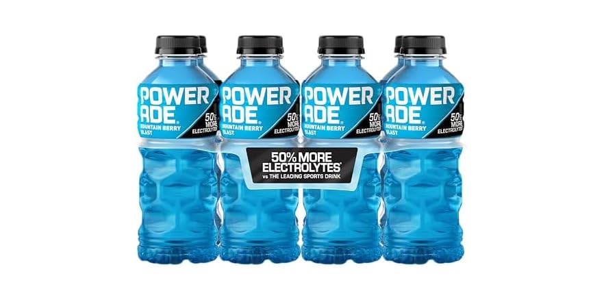 POWERADE Mountain Berry Blast, 20 fl oz, 8 Pack