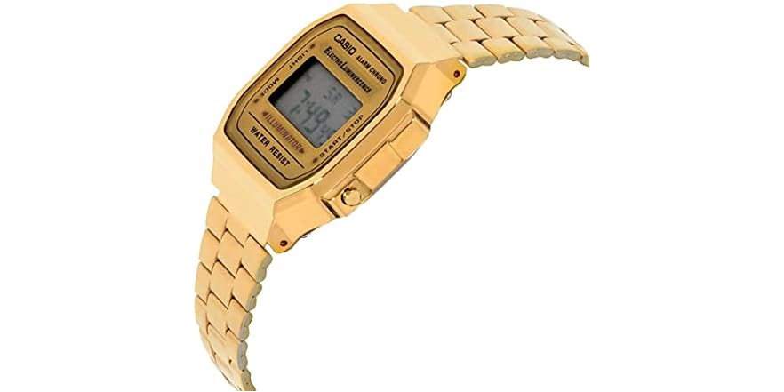 Casio Vintage Retro Gold Digital Watch