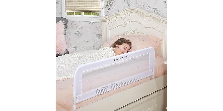 Dream On Me Adjustable Mesh Bed Rail