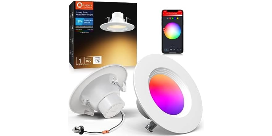 Lumary Smart LED Recessed Lighting 5/6"