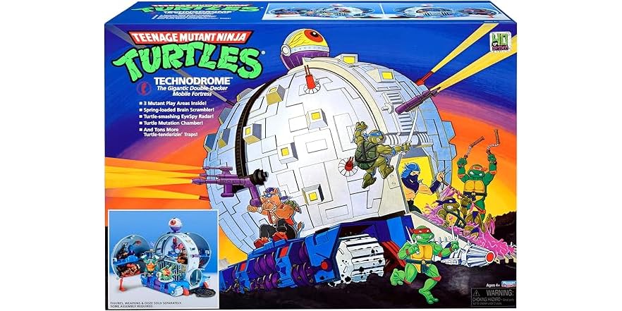 TMNT Technodrome Playset Amazon