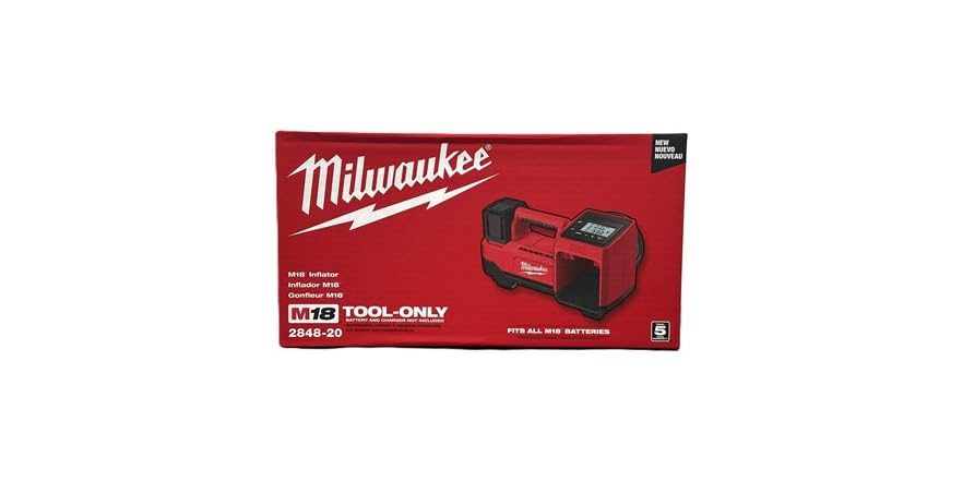 Milwaukee 2848-20 M18 18V Portable Inflator