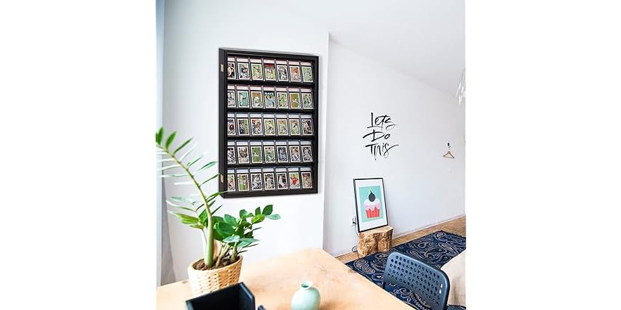 35 Slot Sports Card Display Case