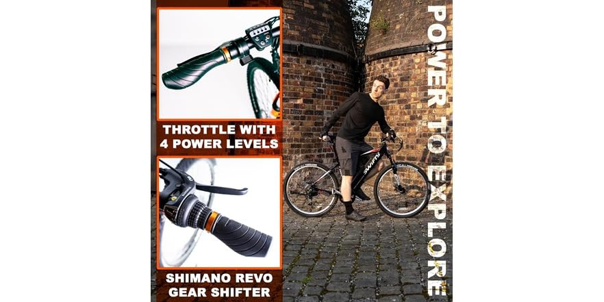 SWIFTY AT656 Electric Bike (Black)