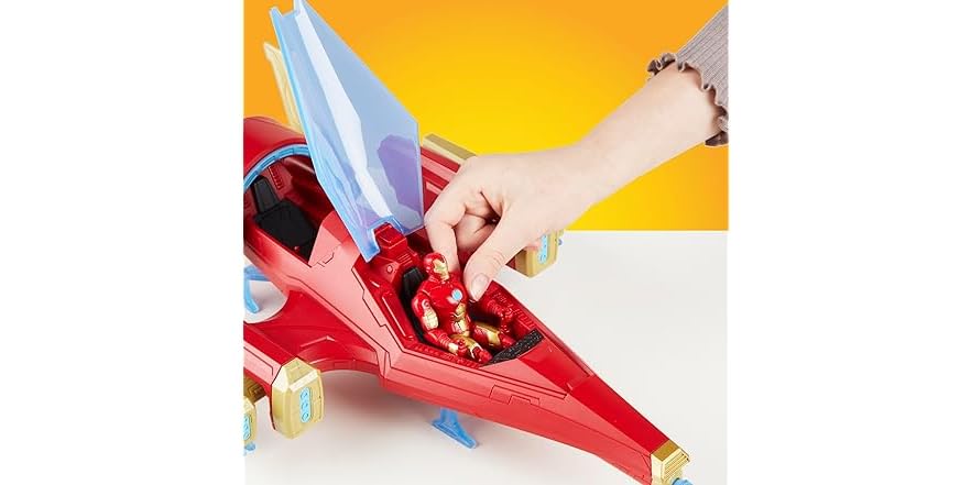 Marvel Avengers Iron Man Repulsor Blast Battle Jet