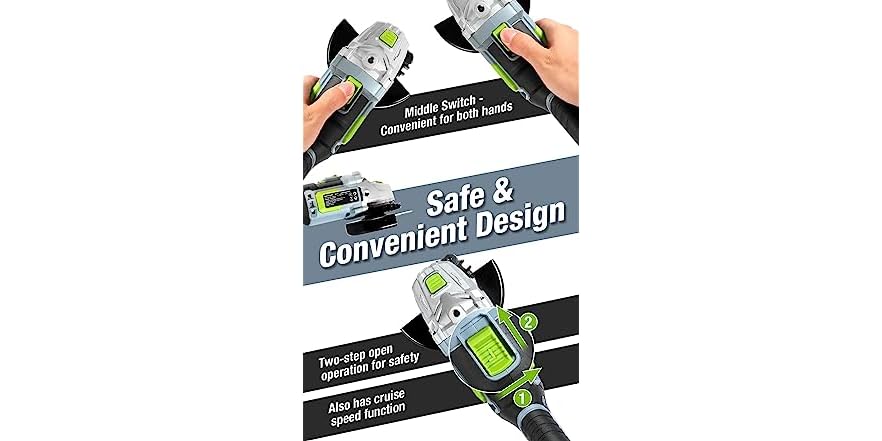 WORKPRO 20V Cordless Angle Grinder Kit