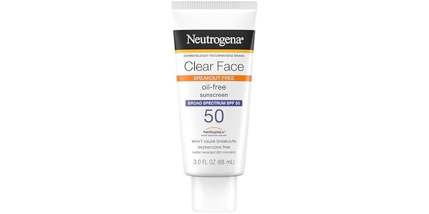 Neutrogena Clear Face Sunscreen Lotion f