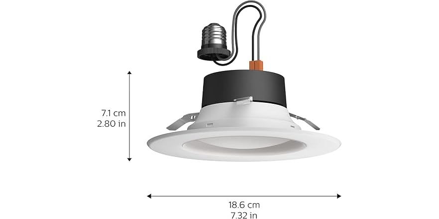 Philips Hue Smart Recessed 5/6 Inch LED Downlight, 4 Pack
