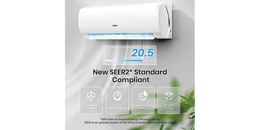 TOSOT 230V 9k BTU Mini-Split Air Conditioner