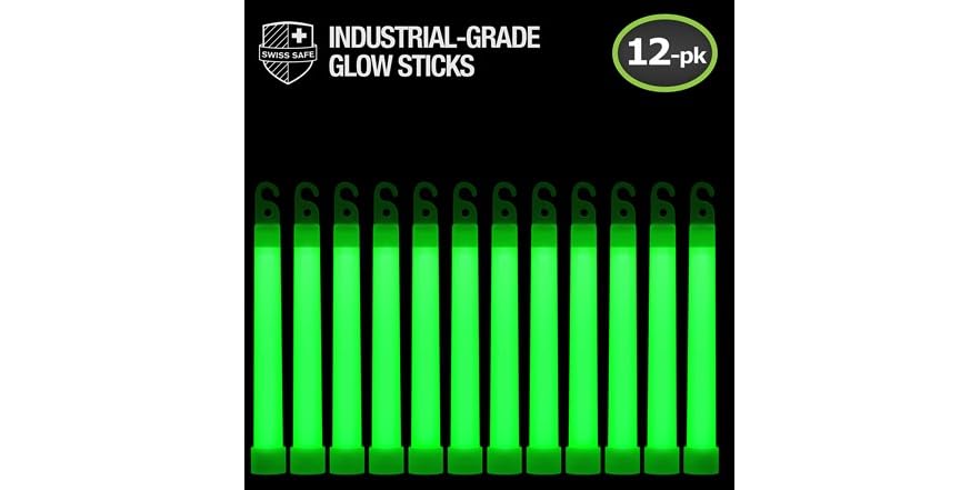 Premium Emergency Glow Sticks (12-Pack)