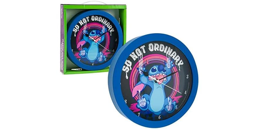 Disney Lilo and Stitch Wall Clock- 9.5"