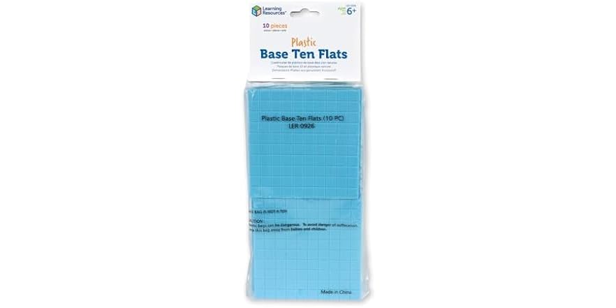 Plastic Base Ten Flats