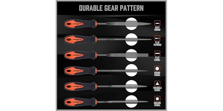 Generic 6PC Needle File Set