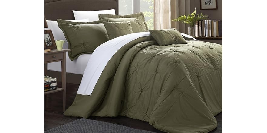 Arabella 5-Piece Floral Quilted Comforter Set