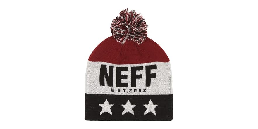 Neff Men's Big Star Beanie, 2 Colors