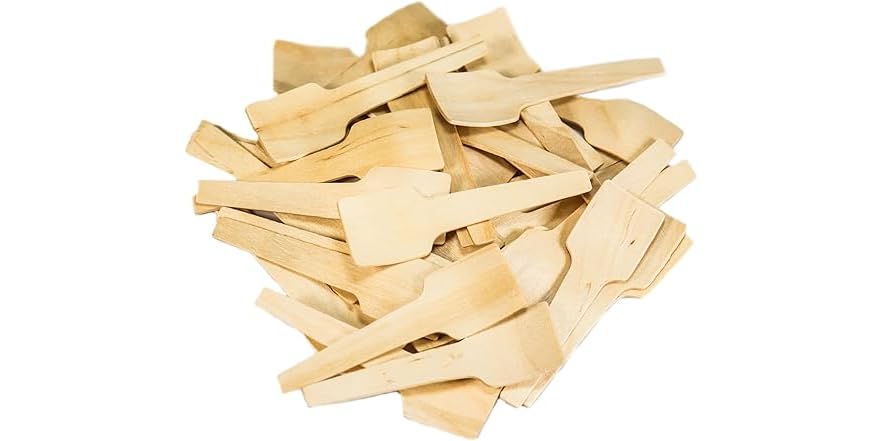 Wooden Taster Spoons Square Head -Case of 3,000ct