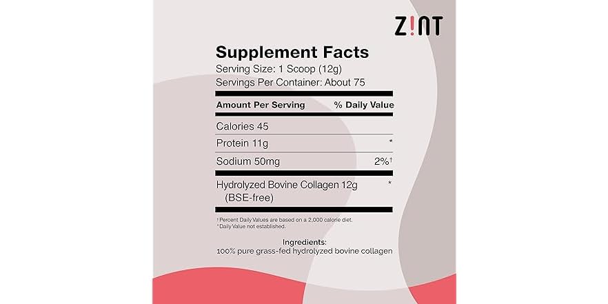Zint Collagen Peptides Powder (32 oz)