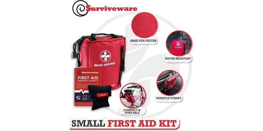 Surviveware Premium First Aid Kit