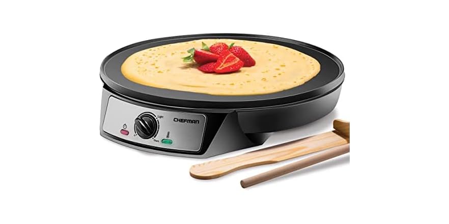 Chefman Electric Crepe Maker & Griddle