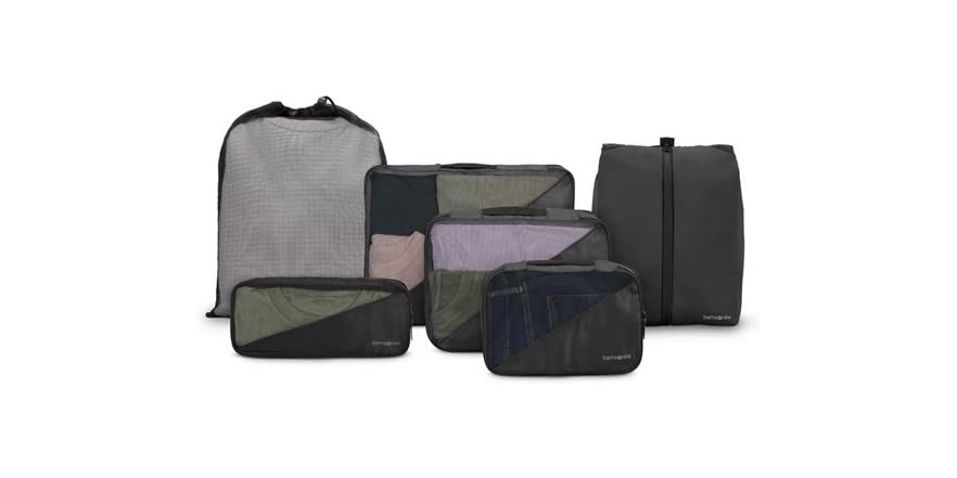 Samsonite 6-Piece Compression Packing Cube Set