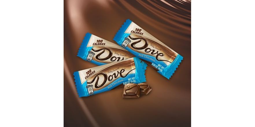 Dove 100 Calories Milk Chocolate Bar, 18-Count