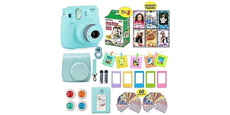 Fujifilm Instax Mini 9 Camera Bundle