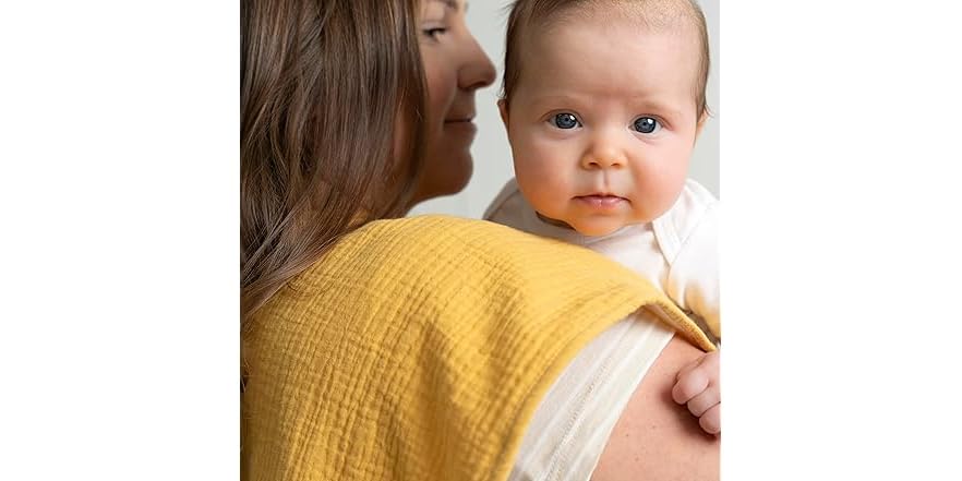 Gerber Gerber Baby Unisex Muslin Burp Cloths 6-Pack, Mul