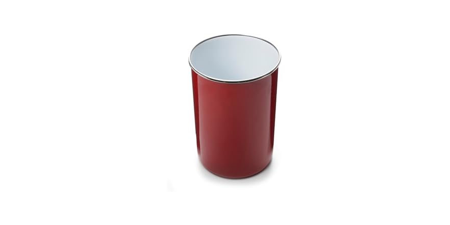 Metal Utensil Holder - Red