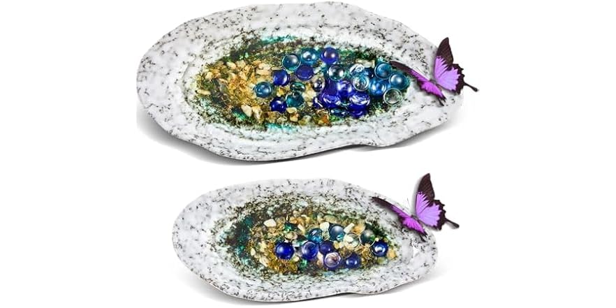2 Set Butterfly Watering Stations