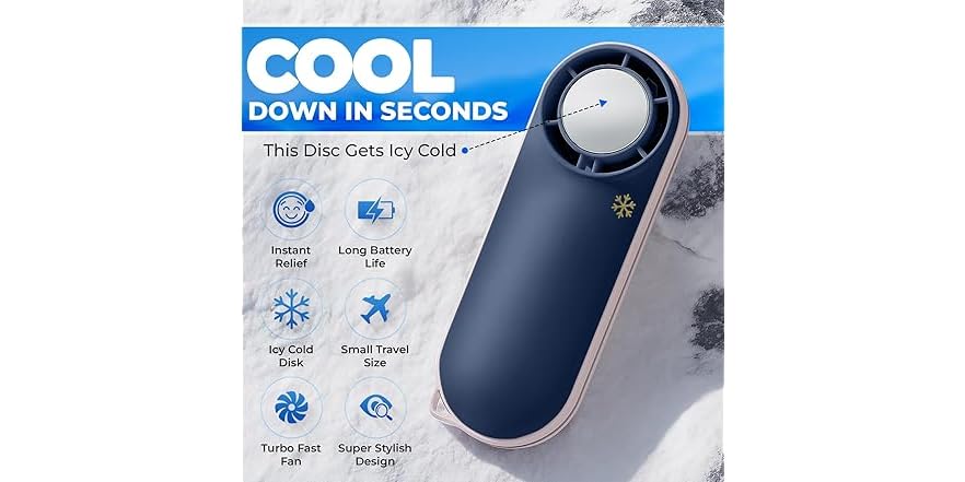 BREEZE ME Instant Cold + Mini Fan