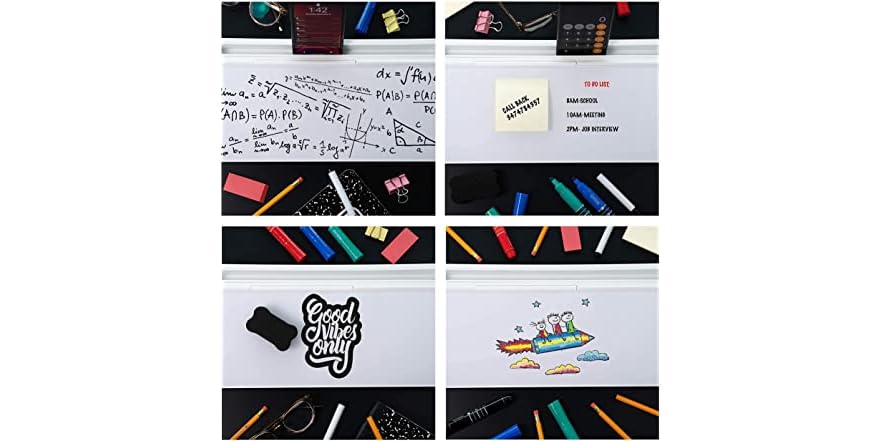 Garood Desktop Dry Erase Board with Storage