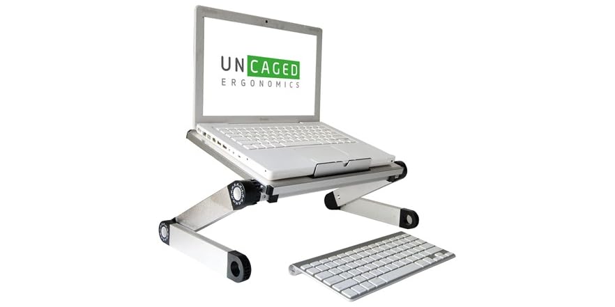 WorkEZ Light Laptop Stand Lap Desk Black