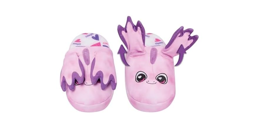 Just Play Flipeez Slippers - Axolotl, Small