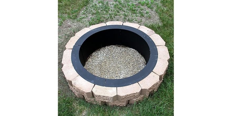Sunnydaze Steel Fire Pit Ring Insert 33"
